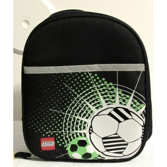 Lego | Accessories | Lego Vertical Lunch Bag Soccer Black | Poshmark